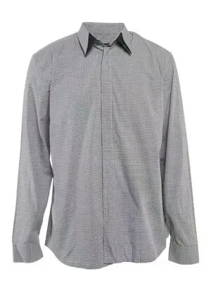 Givenchy Plaid Cotton Shirt - Blue