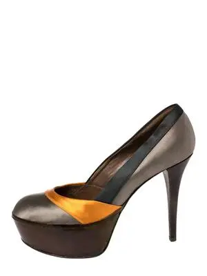 Marni Platform Pumps - Brown