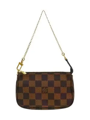 LOUIS VUITTON Mini Pochette Accessoires Handbag - Brown