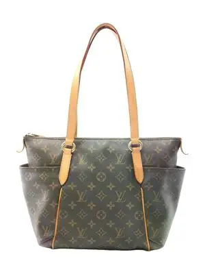 LOUIS VUITTON 2009 Monogram Shoulder Tote Bag - Brown
