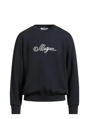 MSGM MSGM Cotton French Terry Sweatshirt Blue