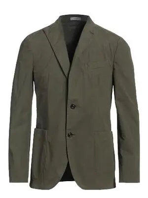Boglioli Military Blazer In Cotton And Elastane - Green