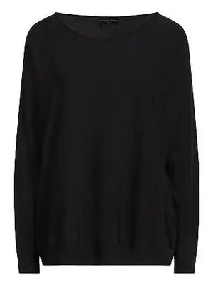 ROBERTO COLLINA Viscose-blend Crewneck Sweater - Black