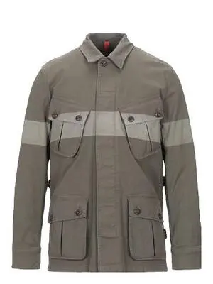 FAY ARCHIVE Cotton-Elastane Safari Jacket Green