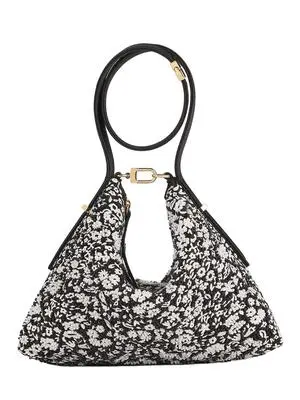 TOTEME Bevel Floral Wristlet - Black,white