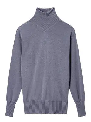 Giorgio Armani Neve Cashmere Mock-neck Jumper - Grey