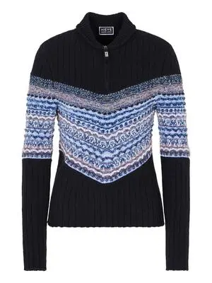 Giorgio Armani Neve Virgin Wool And Mohair Jacquard Jumper - Patterned