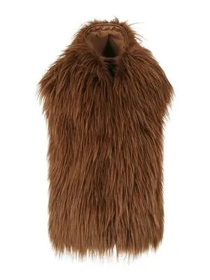 Giorgio Armani Neve Goat Wool Gilet - Camel