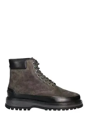 Gant Lace-up Panelled Boots - Grey