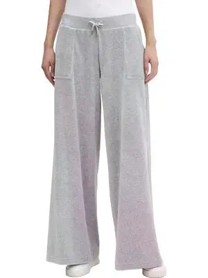 Juicy Couture Drawstring-fastening Pocket Track Pants - Grey