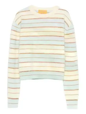 Guest In Residence Grizzly Striped Sweater - Blue