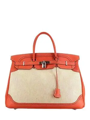 Hermès 2013 Birkin Ghillies 40cm Handbag - Neutrals