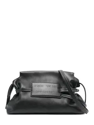 Off-White Zip Tie Clutch Bag - Black