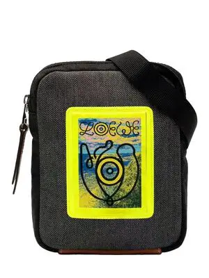 Loewe 2019 Canvas Eye Nature Neck Pouch - Grey