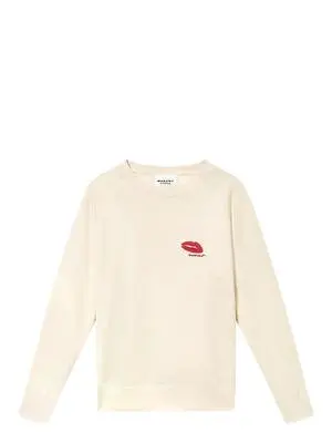 MARANT ETOILE Millyny Embroidery Sweatshirt - Neutrals