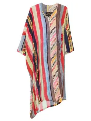 VIVIENNE WESTWOOD 2018-2019 Striped Asymmetric Dress - Red