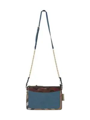 Burberry Canvas Clutch Bag - Blue