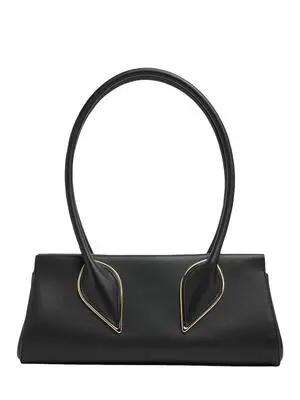 CHRISTIAN LOUBOUTIN Venus Baguette Shoulder Bag Black