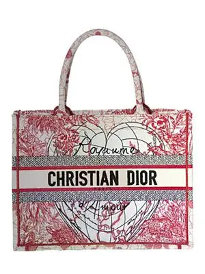 Dior D-royaume D'amour Book Tote Bag - Pink