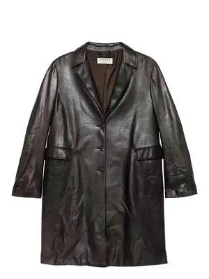 A.N.G.E.L.O. VINTAGE CULT 2000s Leather Coat - Brown