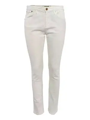 Roberto Cavalli Logo-patch Jeans - White