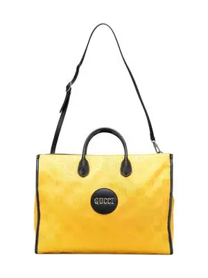 Gucci Gg Econyl Off The Grid Convertible Tote Satchel - Black