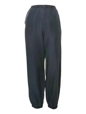 JOSEPH Elastic-cuff Cotton Trousers - Blue