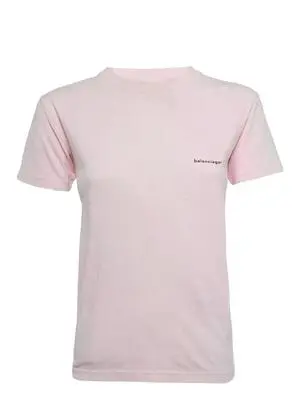 Balenciaga Logo T-shirt - Pink