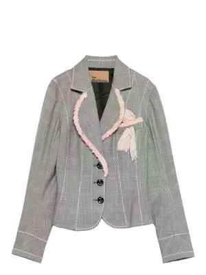 John Galliano 1990s Single-breasted Blazer - Grey