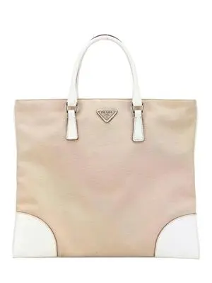 Prada Canapa Tote Bag - Brown