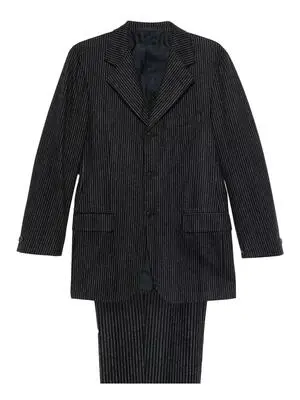 ROMEO GIGLI 1990s Striped Suit - Blue