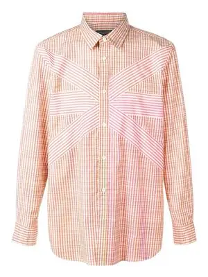 Comme Des Garçons 1996 Checked Shirt - Red