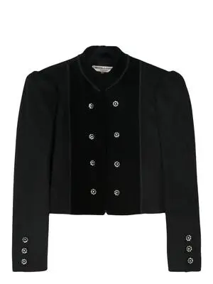 Saint Laurent 1970s Cropped Jacket - Black