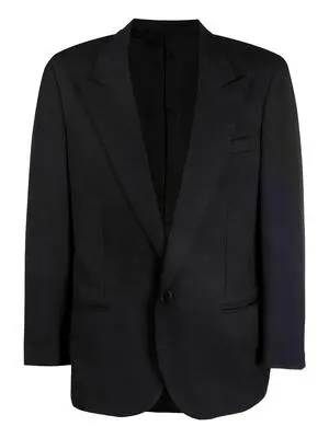 Missoni 1980s Tonal Check Pattern Blazer - Black
