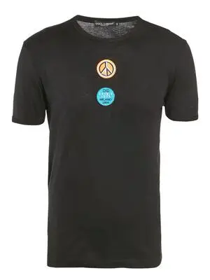 Dolce & Gabbana Embroidered-motif T-shirt - Black