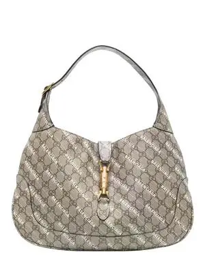 Gucci X Balenciaga The Hacker Project Gg Supreme Jackie 1961 Tote Bag - Neutrals