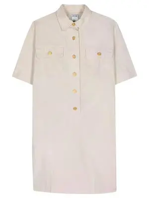 Celine 1980s Cotton Dress - Neutrals