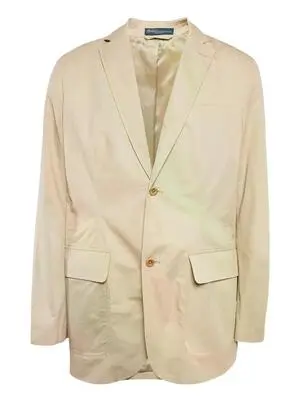 Polo Ralph Lauren Cotton Blazer With Notched Lapel - Neutrals