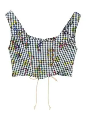 VIVIENNE WESTWOOD 2018 Graphic-print Top - Blue