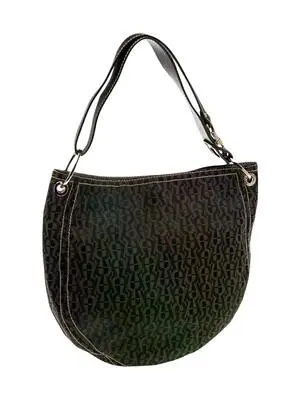 AIGNER Monogram Shoulder Bag - Brown
