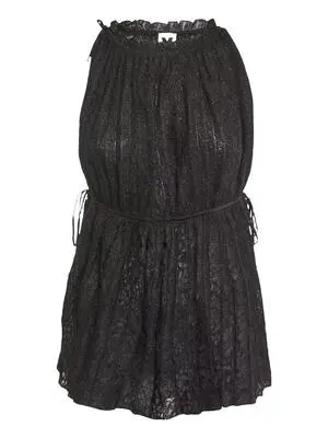 Missoni Gathered Lurex Top - Black