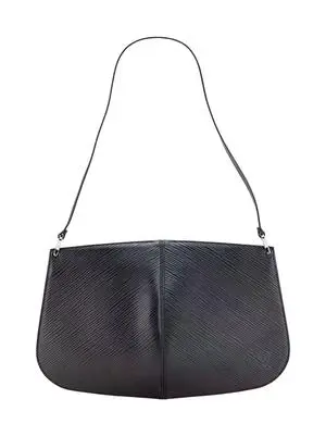 LOUIS VUITTON Pre-owned 2000 Epi Demi Lune Pochette Shoulder Bag - Black
