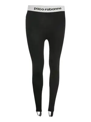 Rabanne Logo Joggers - Black