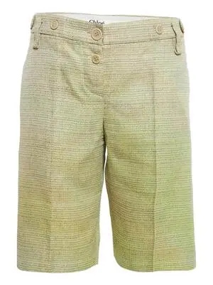 Chloé Button-fastening High-waist Shorts - Neutrals