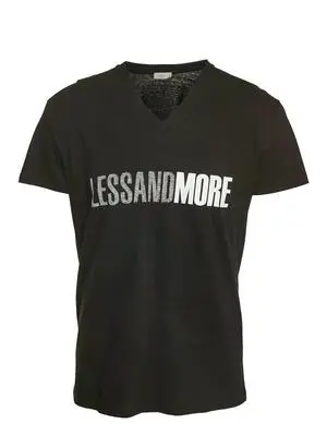 Dior Abstract-print V-neck T-shirt - Black