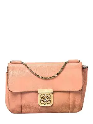 Chloé Elsie Flap Cross Body Bag - Orange