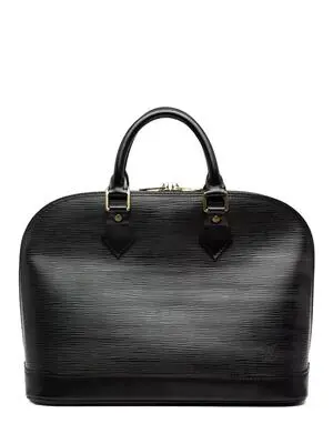 LOUIS VUITTON Epi Alma Pm Handbag - Black