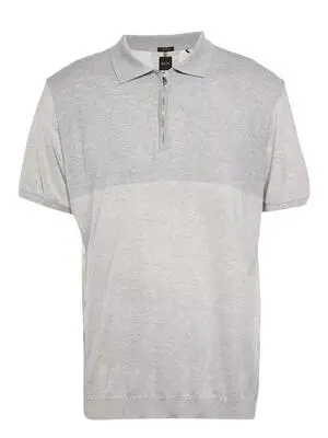 BOSS Pre-owned Zip-up Polo Shirt - Grey