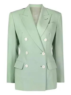 JEAN PAUL GAULTIER 1998 Tromp L'oeil Vest Jacket - Green