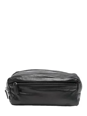 Prada 2010s Leather Messenger Bag - Black